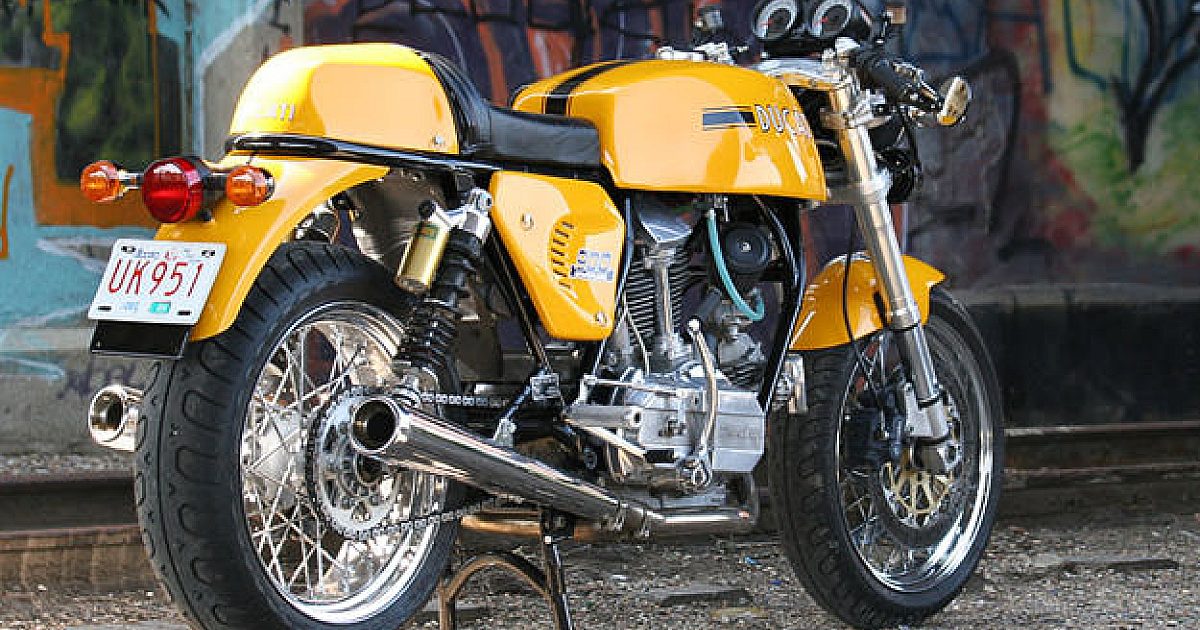 Ducati 900 GTS custom by René Waters | Bike EXIF