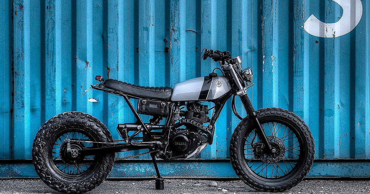 Très cool: Dinamax's custom Yamaha TW125 | Bike EXIF