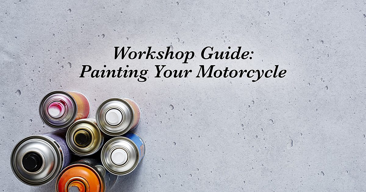 Workshop Guide: Painting A Motorcycle, Part I | Bike EXIF