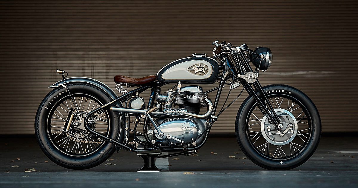 Model Bobber: A custom BSA Thunderbolt by a Tesla clay sculptor
