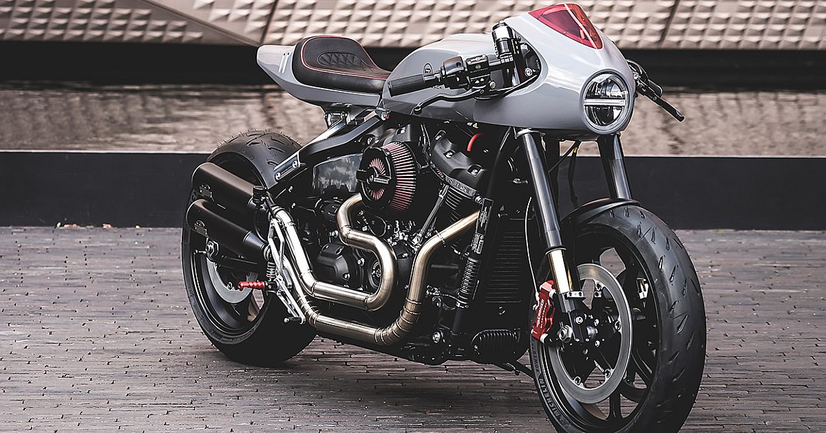 Spirit of the XLCR: A Fat Bob custom from Blacktrack | Bike EXIF