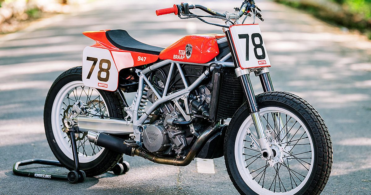 In Too Deep: A KTM Supermoto flat tracker by Hombrese | Bike EXIF