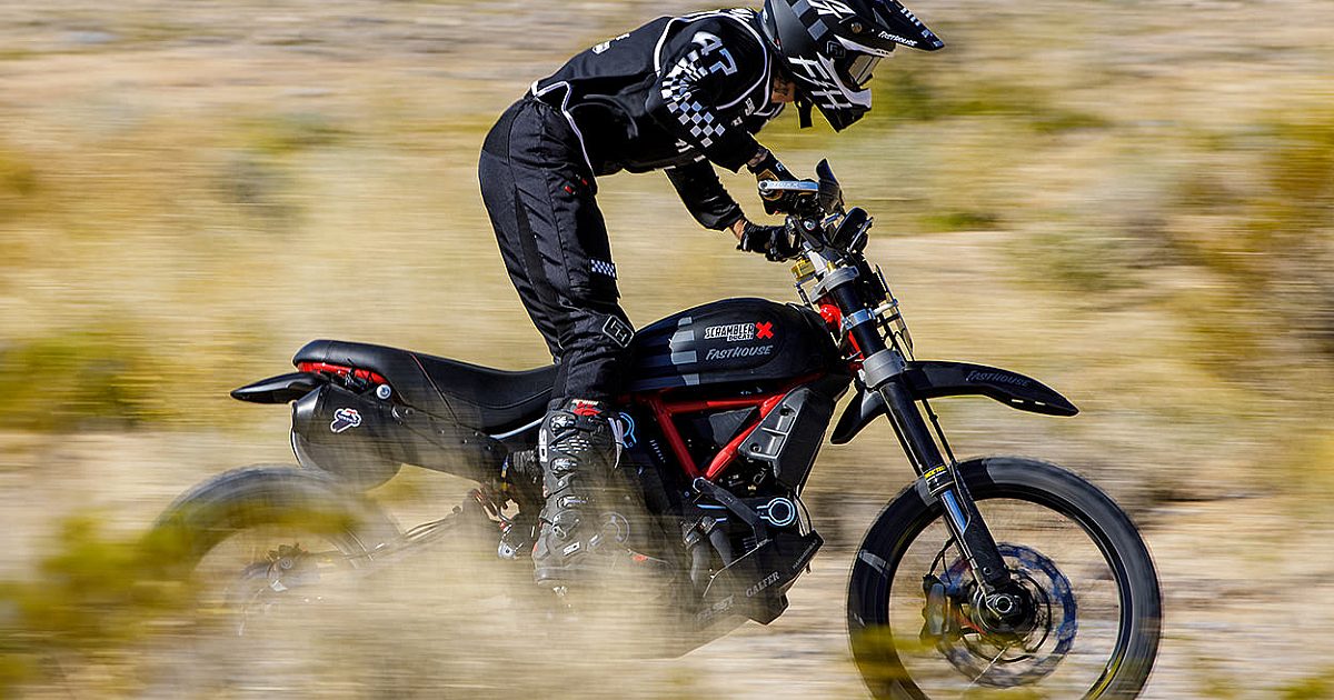 Race prep: Secrets of the Fasthouse Ducati Desert Sleds | Bike EXIF