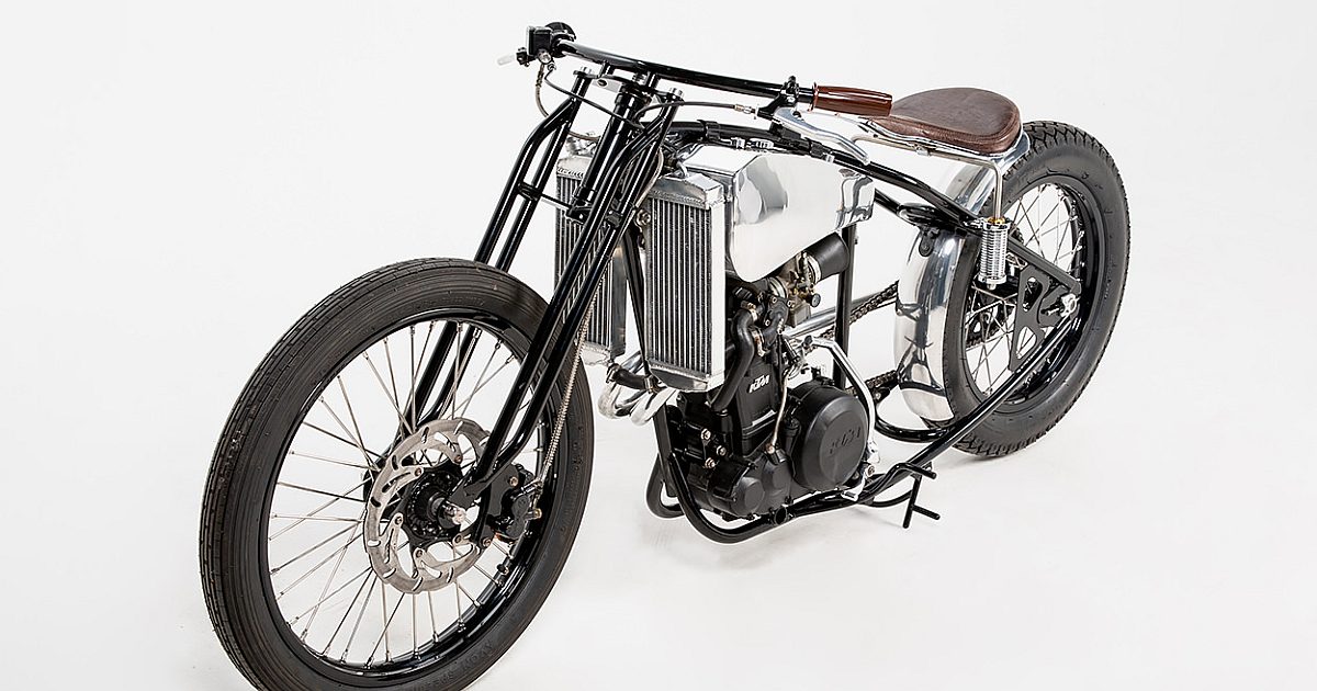 Ace Machine: A scratch-built bobber with a KTM 620 motor | Bike EXIF