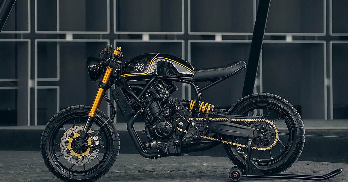 Debutant: A custom Yamaha MT-07 from a new Belgian shop | Bike EXIF