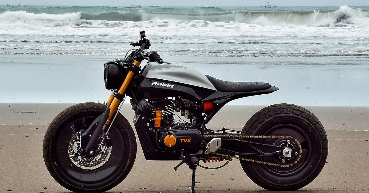 Mushashi: A custom TVS Ronin by Smoked Garage | Bike EXIF