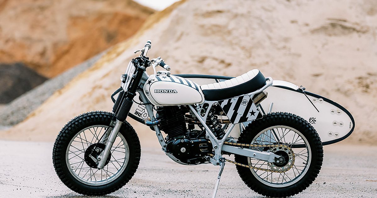 Beach Bum: A laid-back Honda XL 500 scrambler by AMP Motorcycles