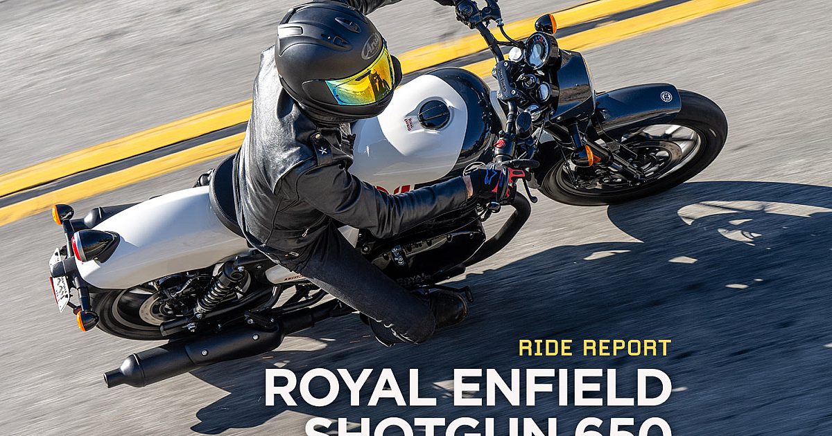 First Ride: The 2024 Royal Enfield Shotgun 650 middleweight cruiser