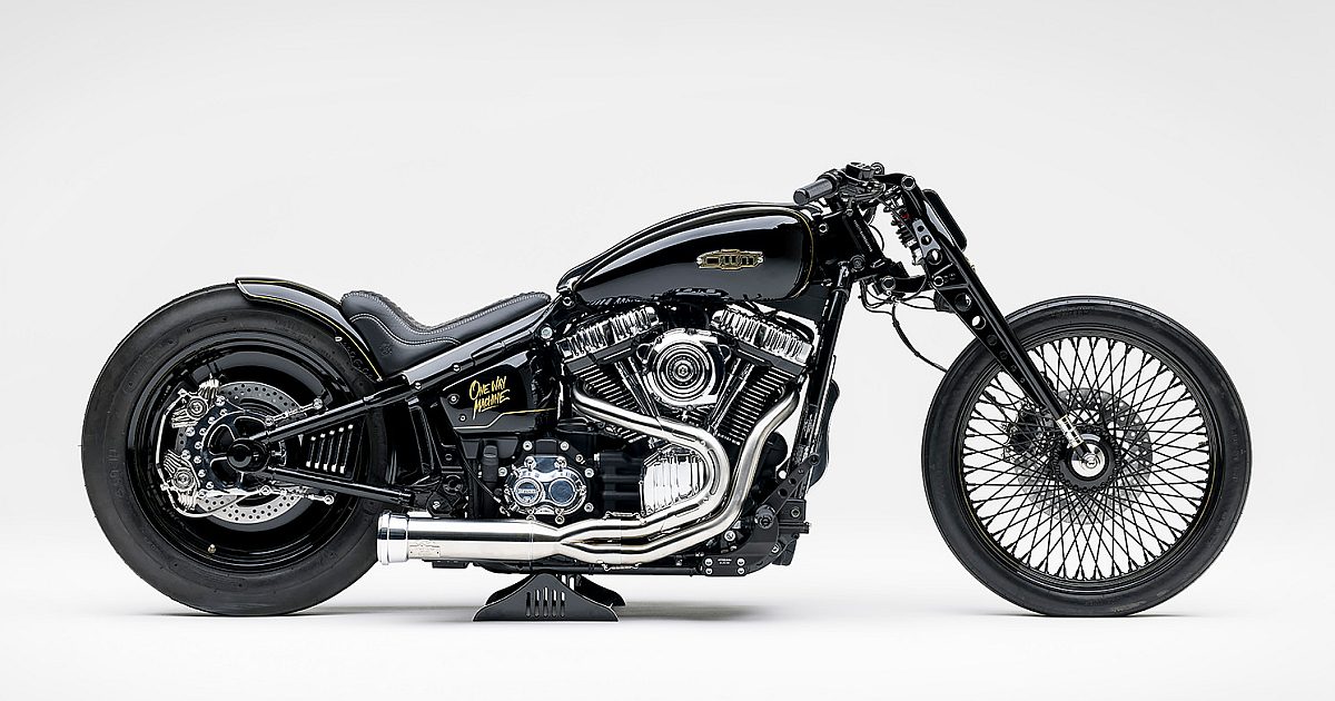 Black Phantom: OWM's custom Harley Softail oozes avant-garde style