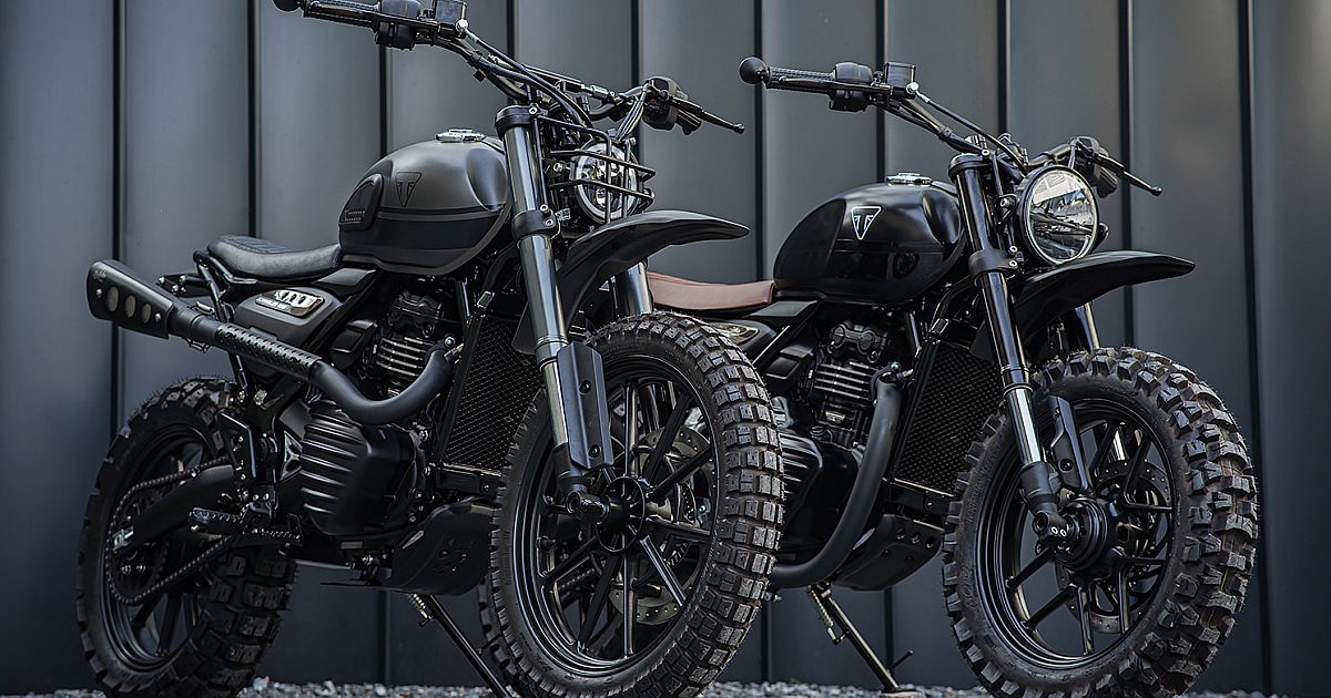 Wicked Cool: K-Speed's custom Triumph Scrambler 400 X and Speed 400
