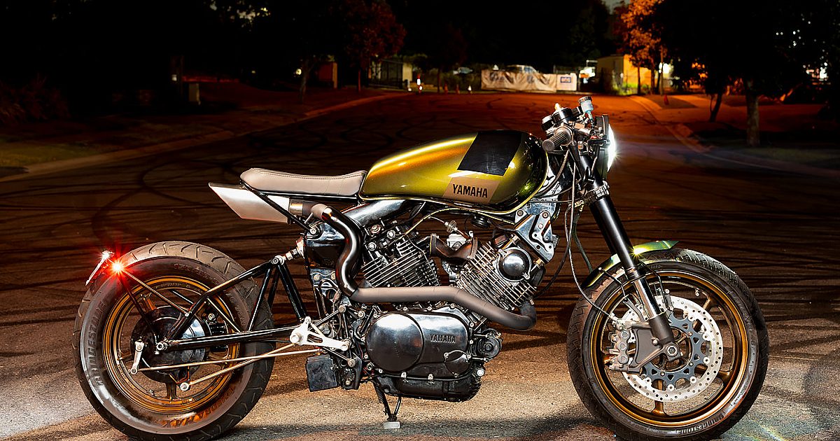 Waking Up the Neighbors: A wild Yamaha Virago by Purpose Built Moto