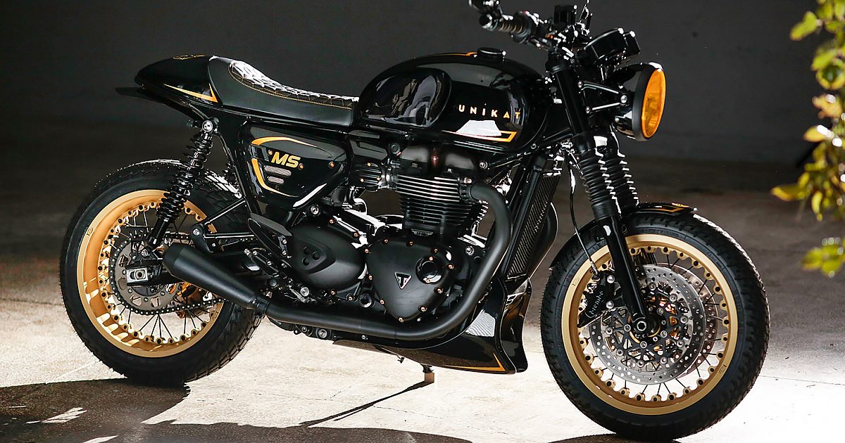 Elegant Bastard: A custom Triumph Speed Twin by Unikat Motorworks