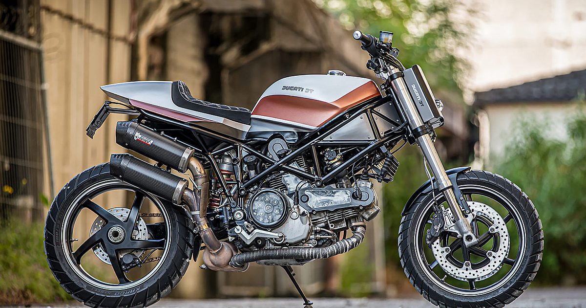 Ducati DT: A Ducati Multistrada 1000 DS street tracker from…