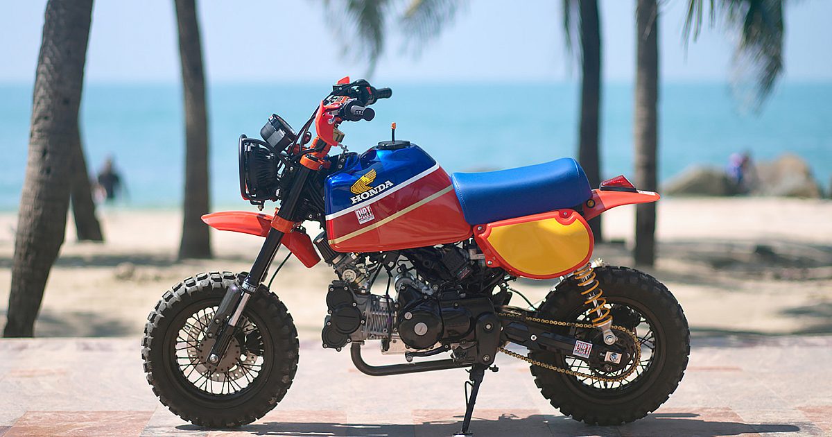 Big Red: A cheeky Honda Monkey with miles of retro rally style | Bike…