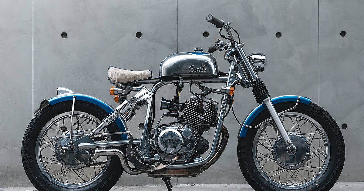 Baby Blue Whale: A quirky Yamaha SR150 bobber from Taiwan | Bike EXIF