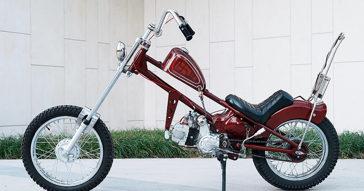 Small Bike, Big Smile: A 125 cc Honda Cub chopper from China | Bike…