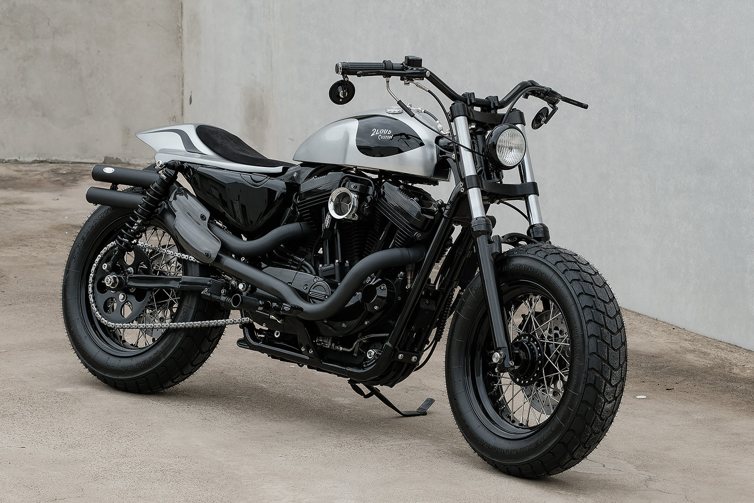 2LOUD's Harley Sportster Forty-Eight is a Desaturated… | Bike EXIF